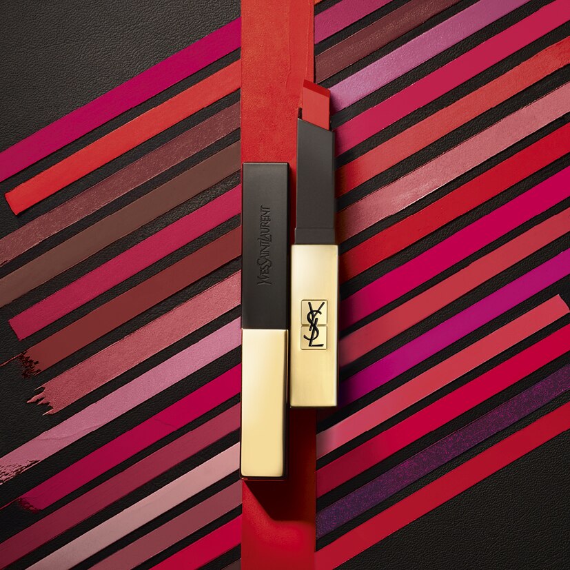 Lipstick Rouge Pur Couture Slim de Yve Saint Laurent en Sephora de México.