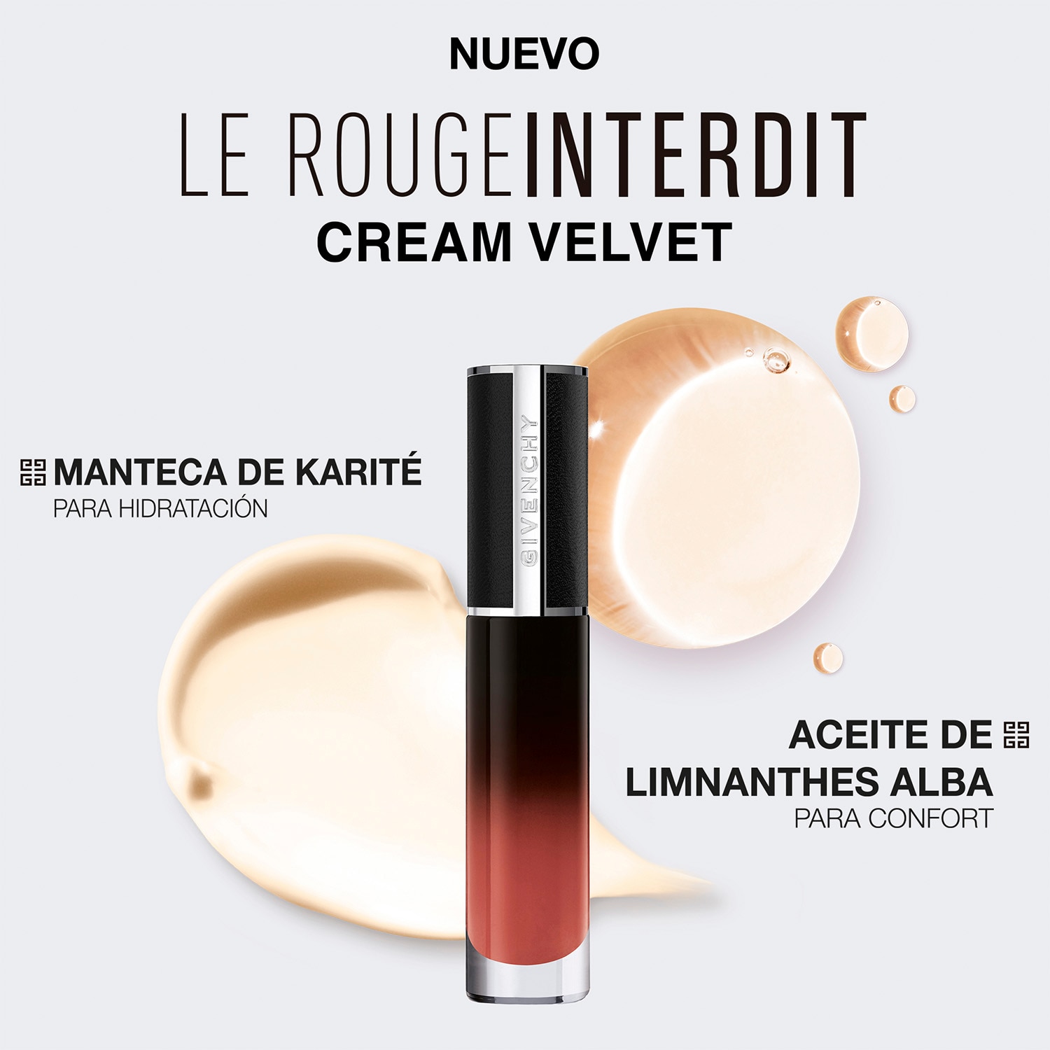 LE ROUGE INTERDIT CREAM VELVET (LABIAL HUMECTANTE MATE EFECTO ...