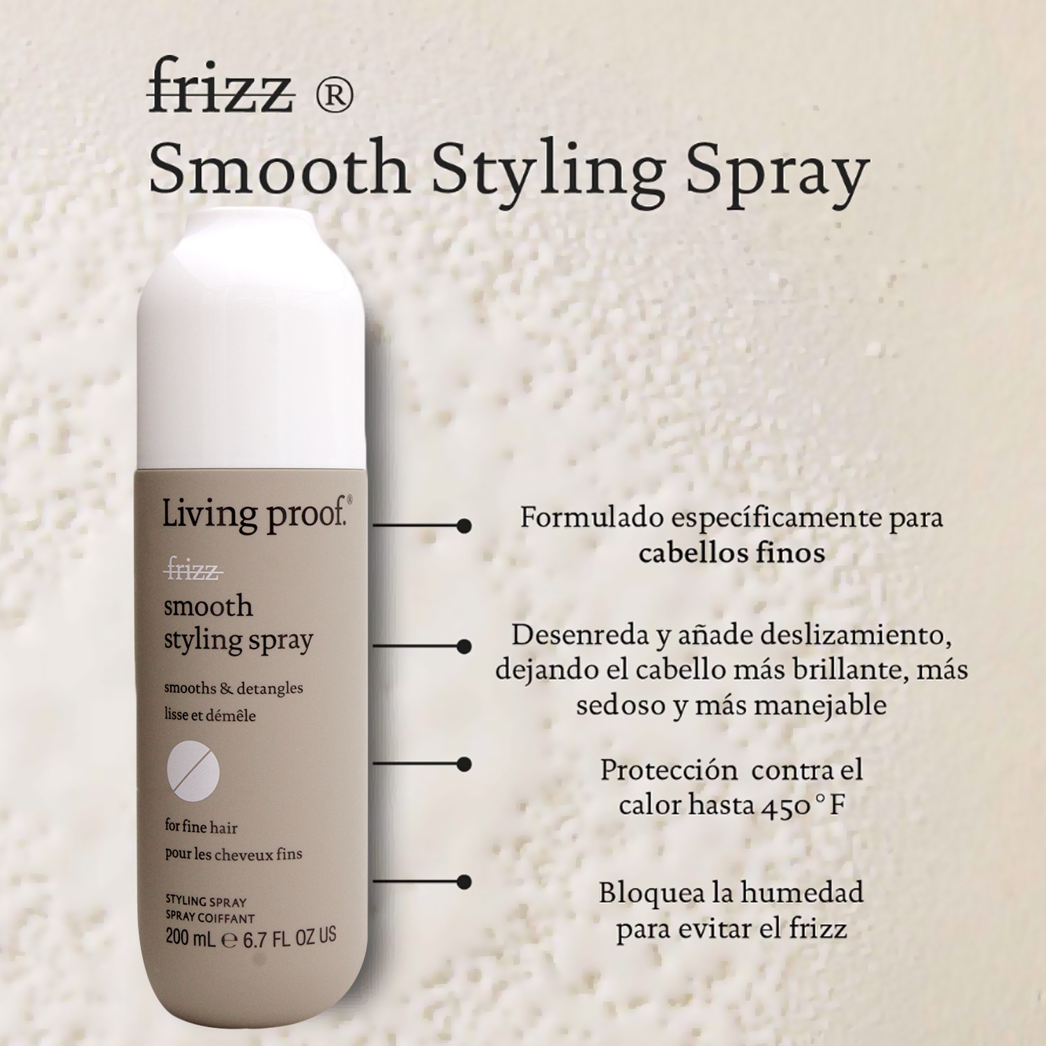 NO FRIZZ SMOOTH STYLING SPRAY (SPRAY PARA CABELLO) > Sephora MX