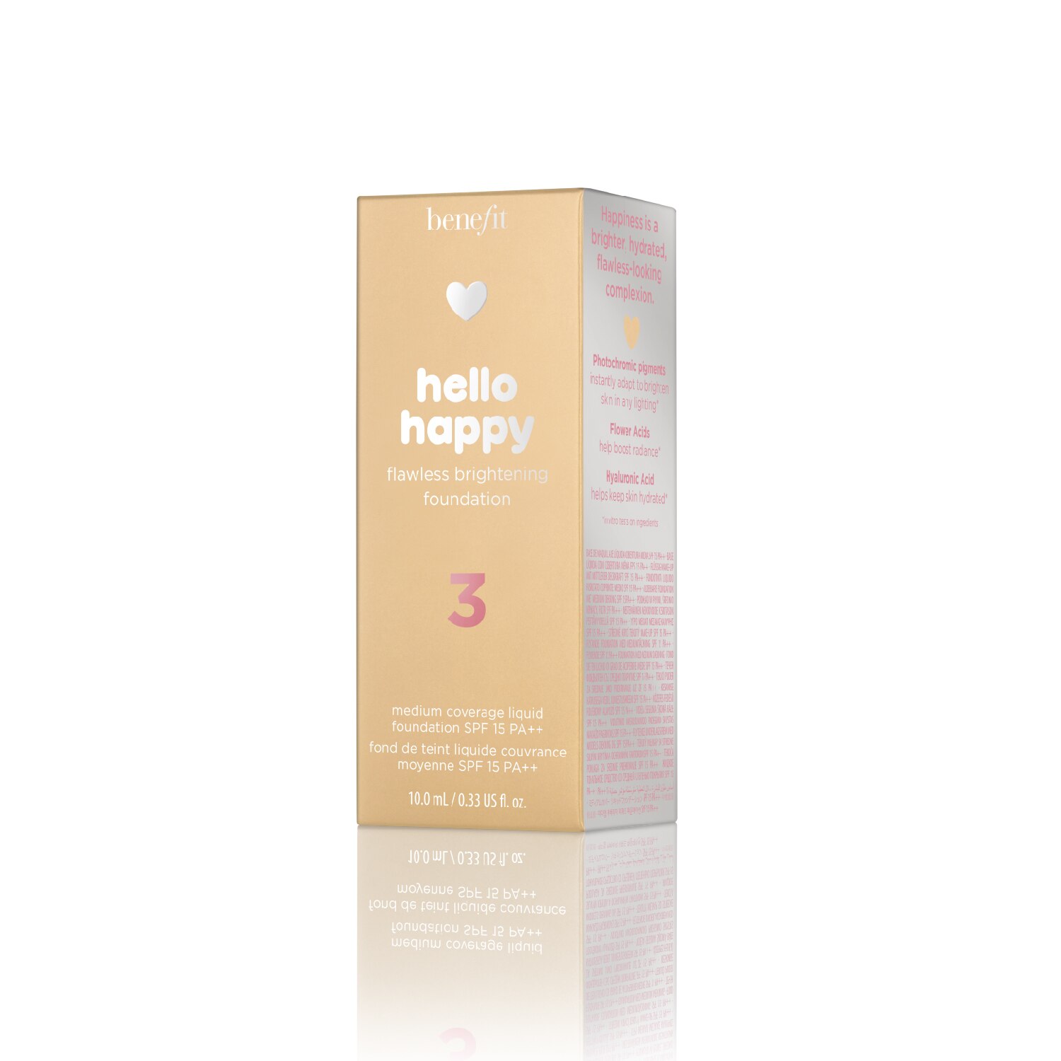 Base De Maquillaje Mini Hello Happy Flawless Brightening Foundation ...