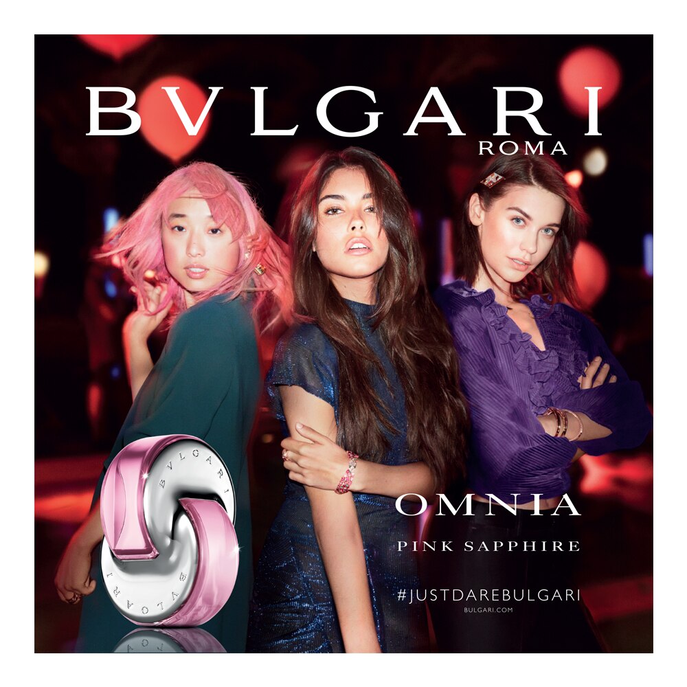 Perfume Omnia Pink Sapphire de Bvlgari en Sephora de México.