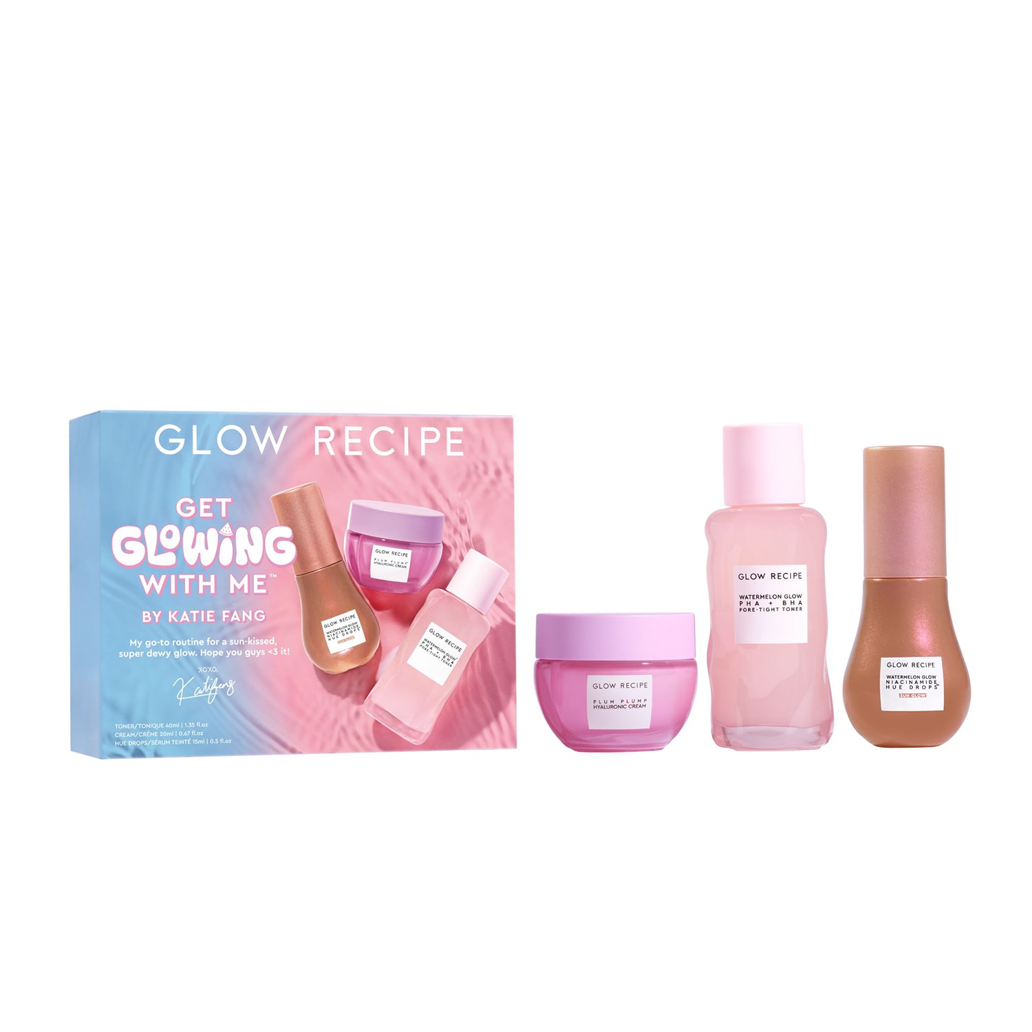KATIE FANG SUMMER KIT 2024 BY GLOW RECIPE (SET DE PRODUCTOS ESENCIALES ...