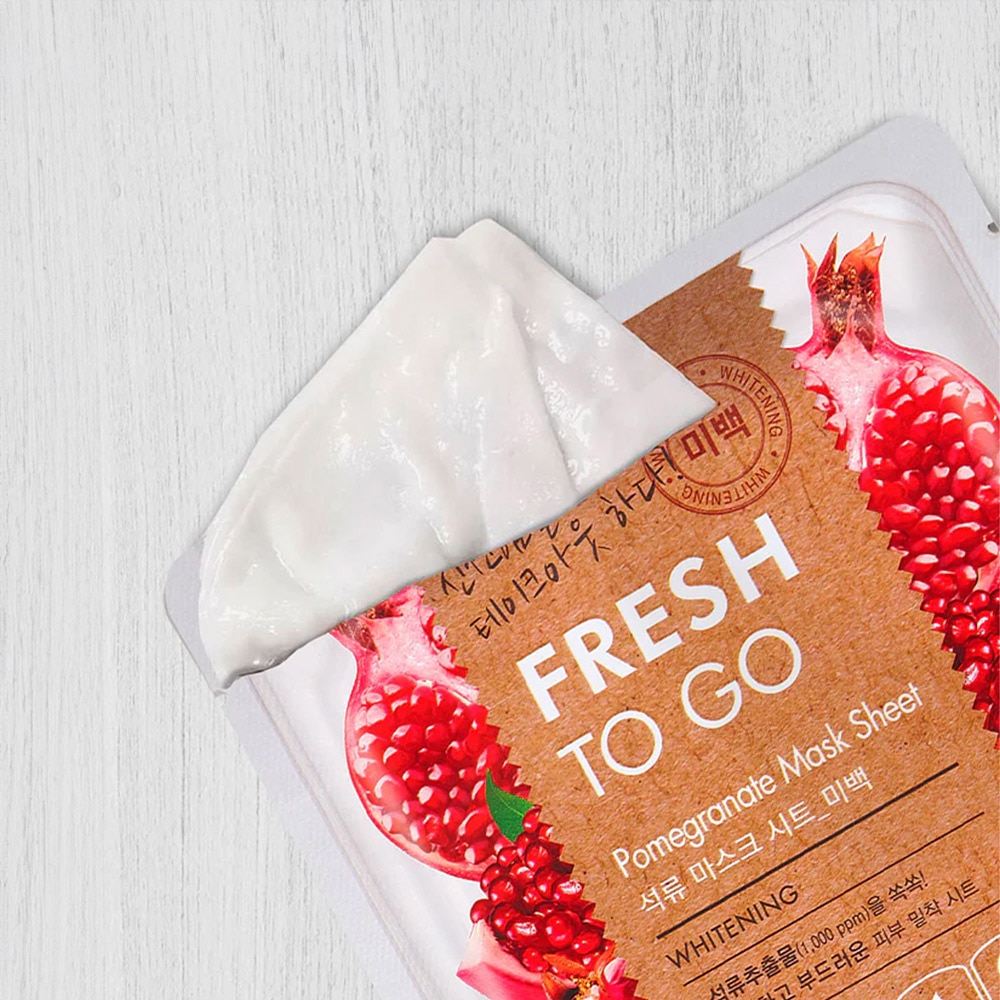 FRESH TO GO POMEGRANATE MASK SHEET (MASCARILLA FACIAL DE GRANADA ...