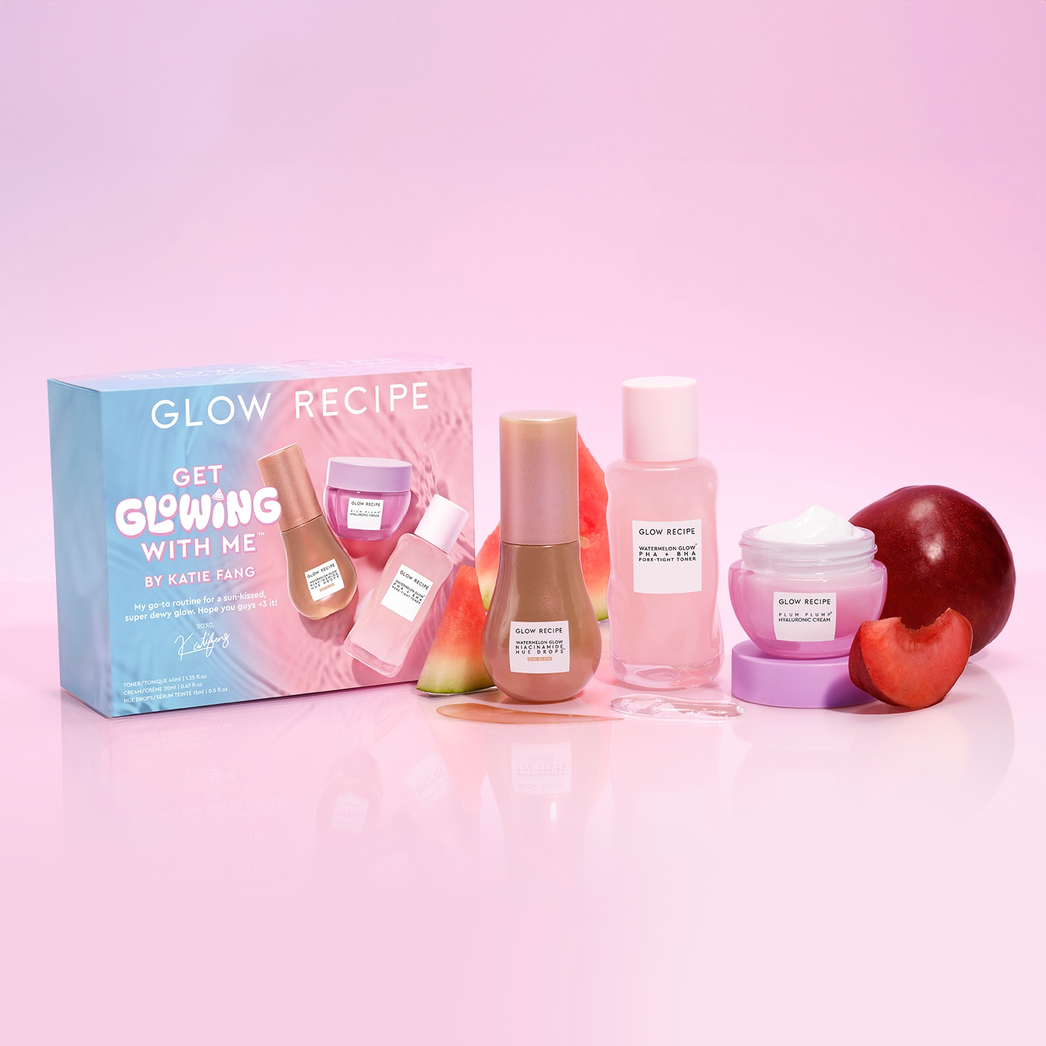 KATIE FANG SUMMER KIT 2024 BY GLOW RECIPE (SET DE PRODUCTOS ESENCIALES ...