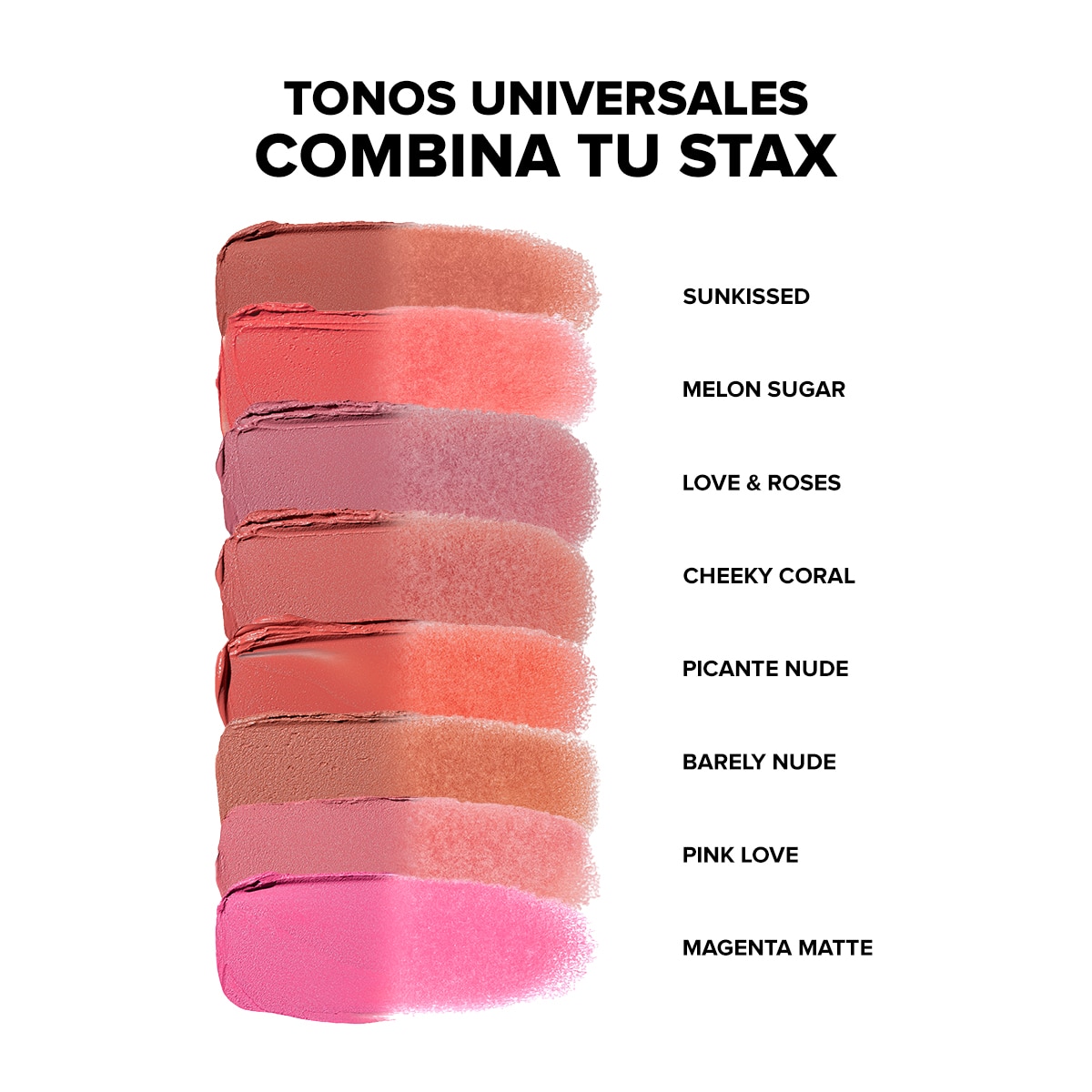 NUDESTIX STAX ALL OVER COLOR BLUSH BALM (RUBOR EN CREMA PARA ROSTRO ...